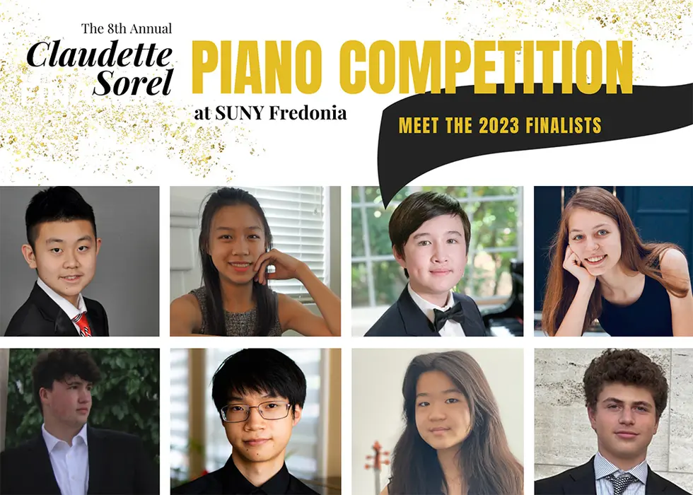 Finalists announced for international young artists piano competition at SUNY Fredonia ...